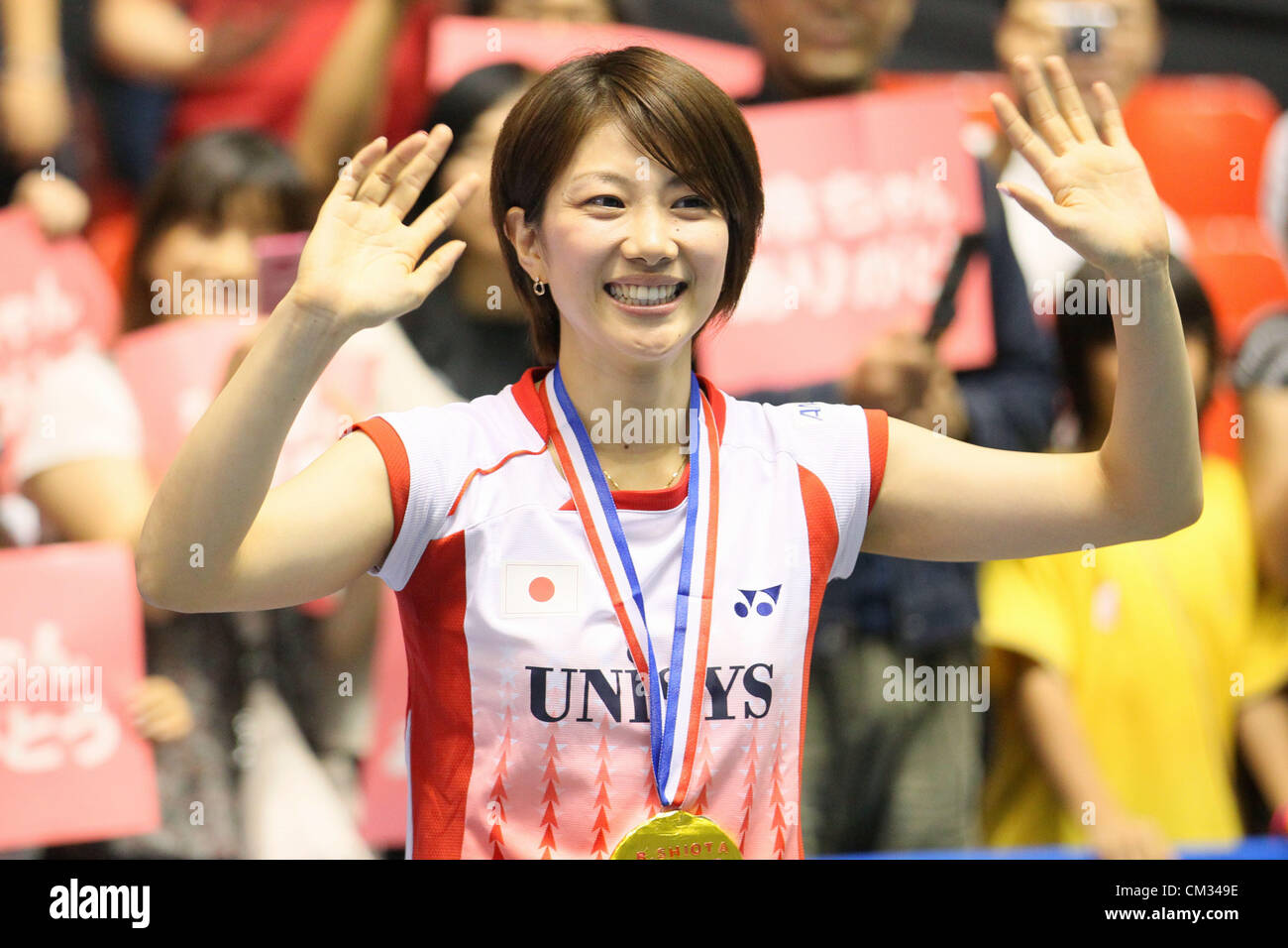 Reiko Shiota (JPN), SEPTEMBER 23, 2012 - Badminton : Reiko Shiota of ...