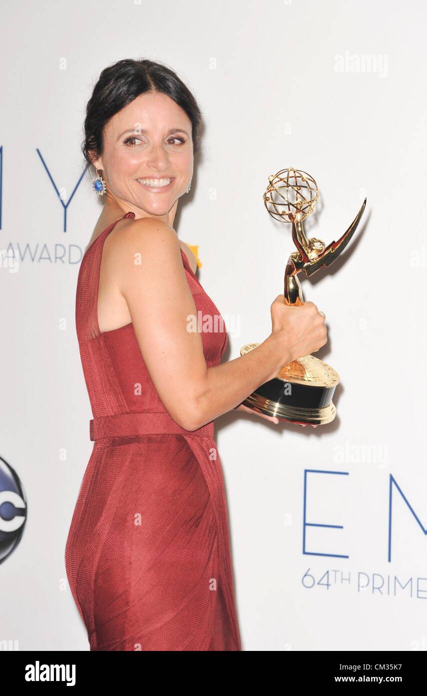 Julia Louis-Dreyfus inpress room64th Primetime Emmy Awards - PRESS ROOM ...