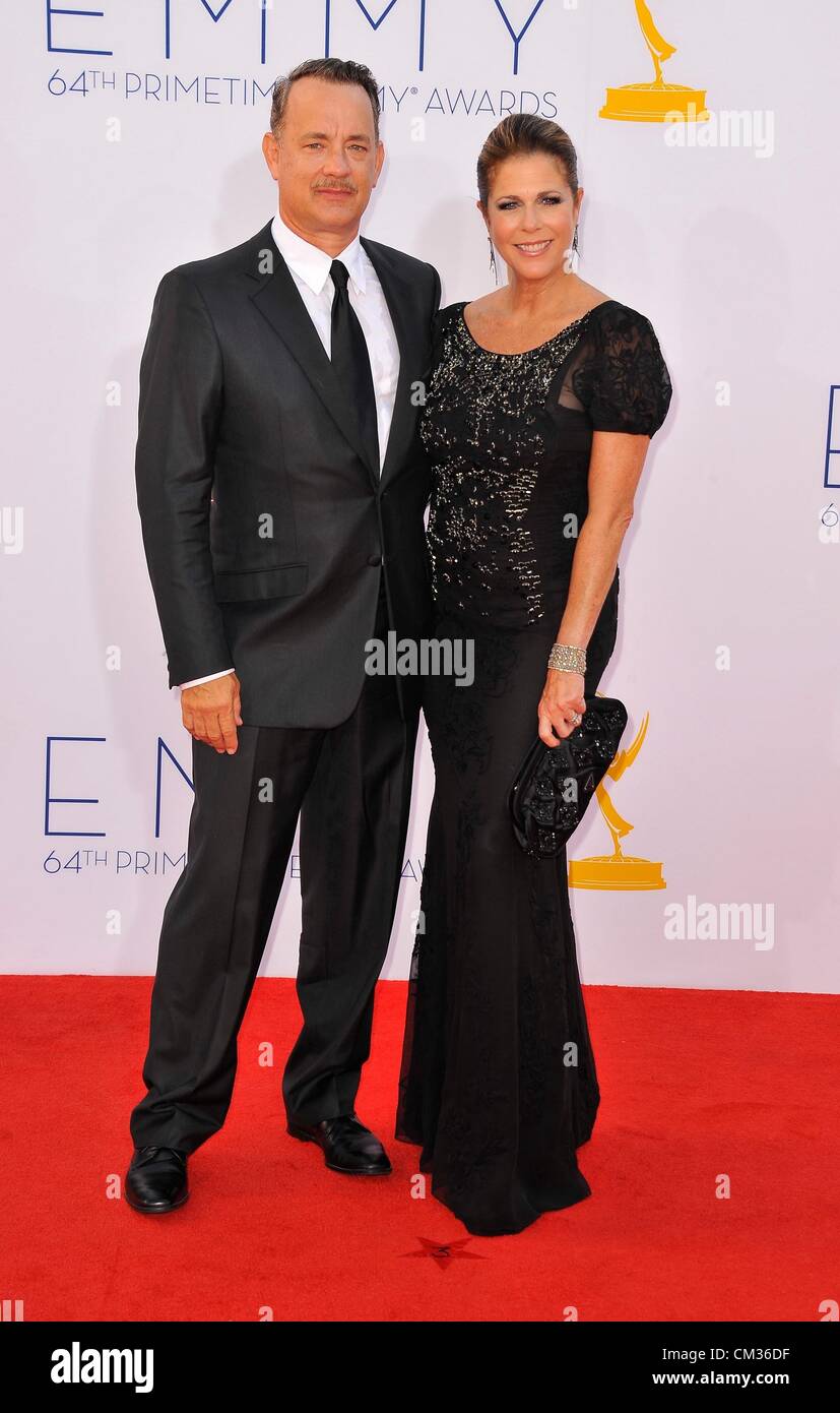 Tom Hanks Rita Wilson arrivals64th Primetime Emmy Awards - ARRIVALS ...