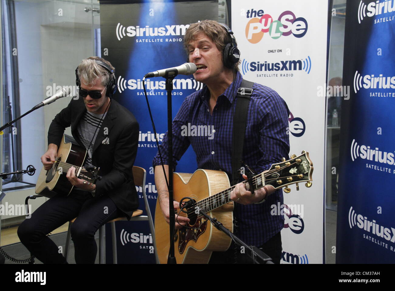Sept. 4, 2012 - Ny, NY, U.S. - Rob Thomas and Kyle Cook of Matchbox 20 ...