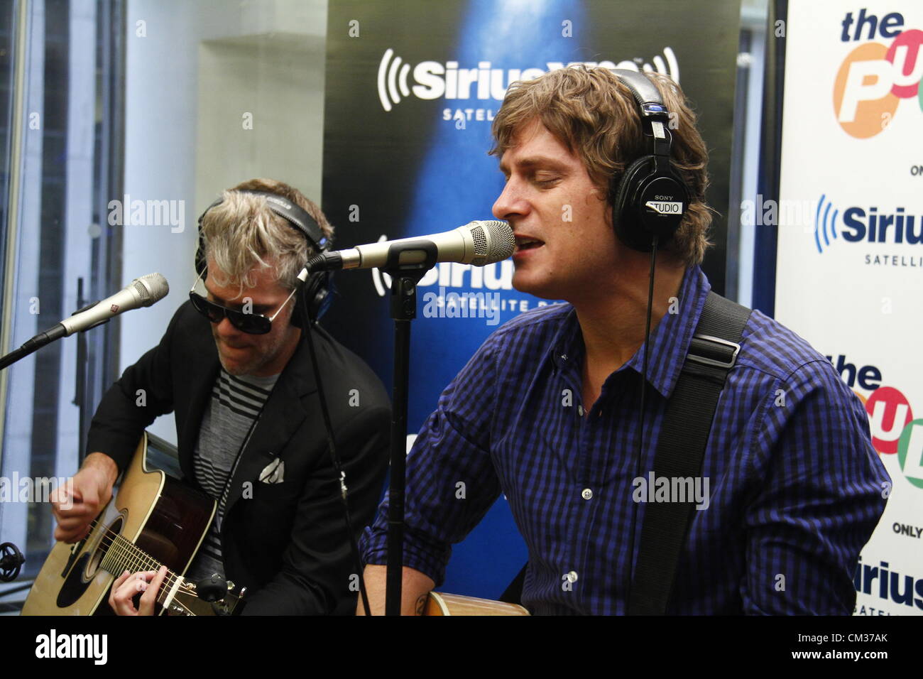 Sept. 4, 2012 - Ny, NY, U.S. - Rob Thomas and Kyle Cook of Matchbox 20 ...