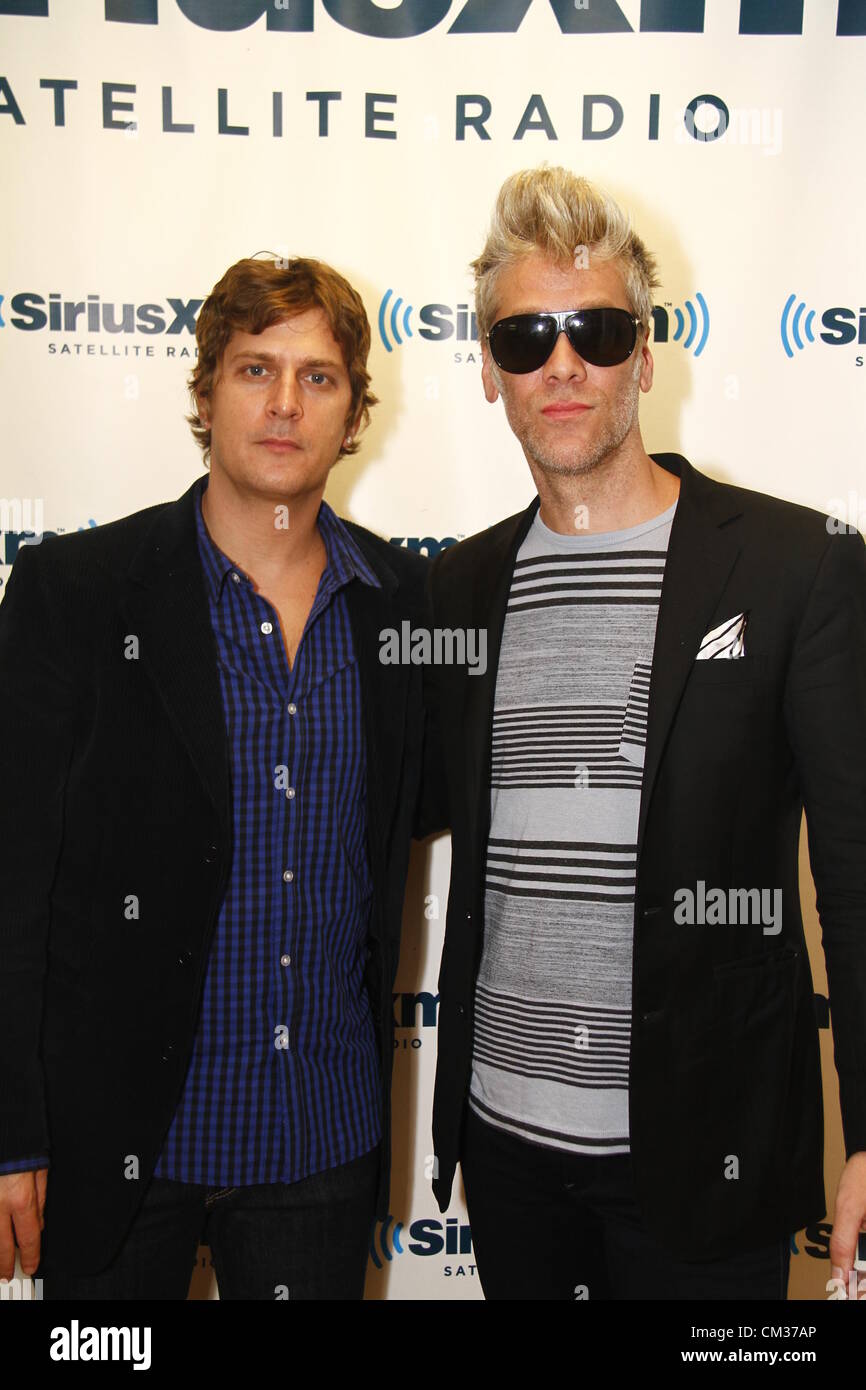 Sept. 4, 2012 - Ny, NY, U.S. - Rob Thomas and Kyle Cook of Matchbox 20 ...