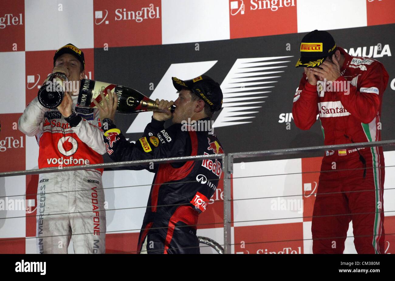 Sebastian vettel red bull racing hi-res stock photography and images ...