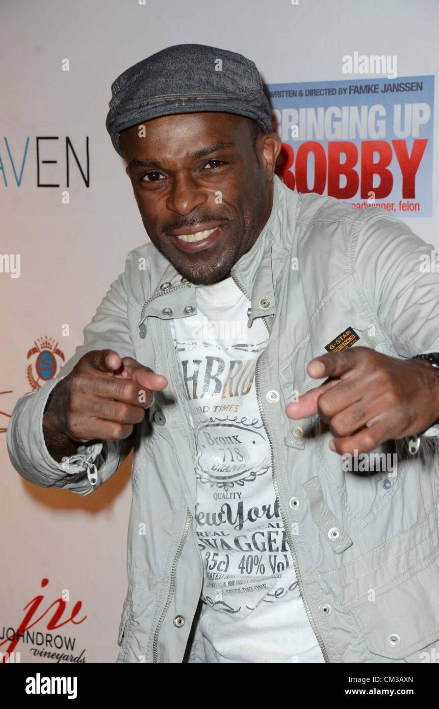Roberto Vanderpool arrivals BRINGING UP BOBBY Premiere Village East ...
