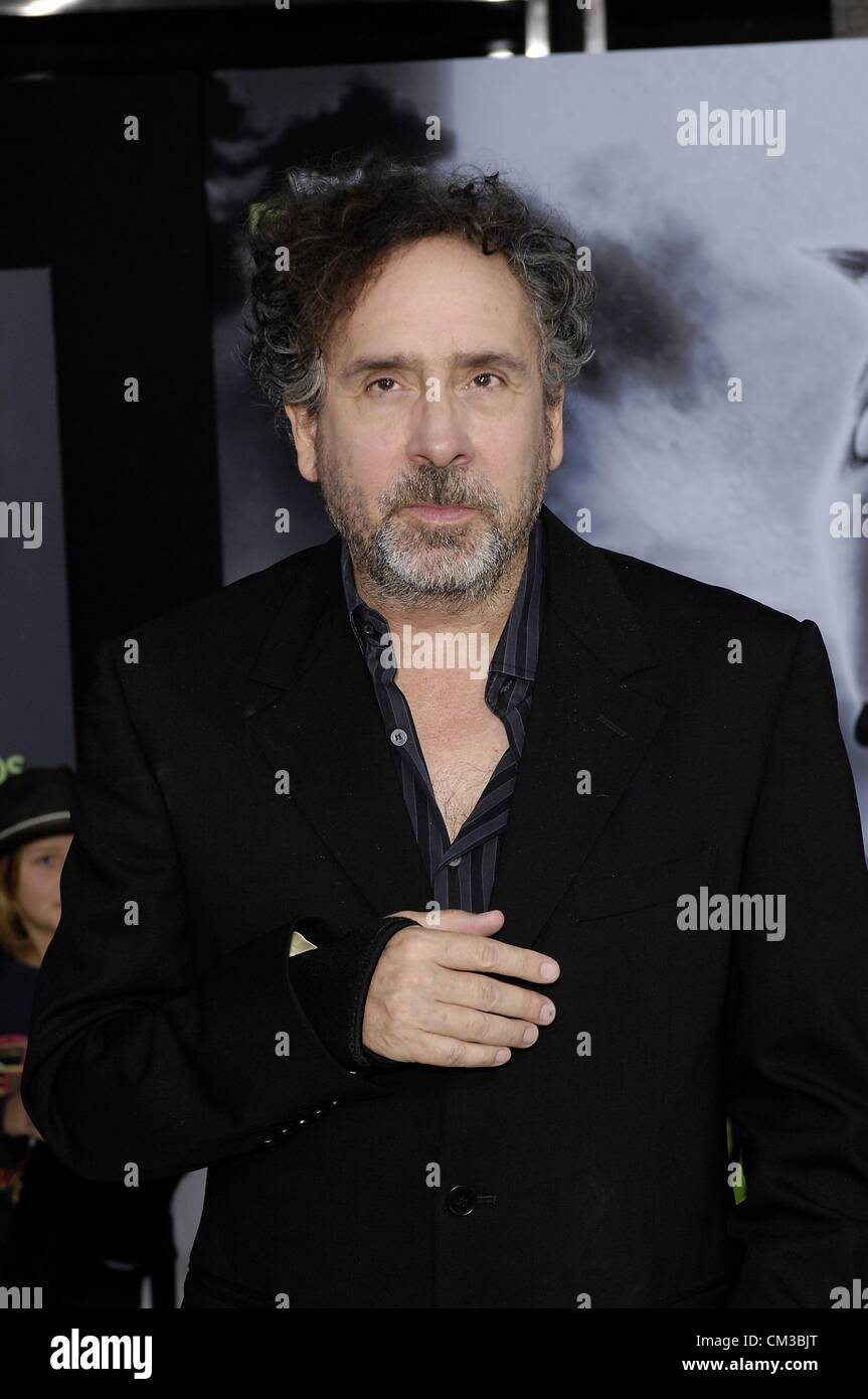 Tim Burton arrivals FRANKENWEENIE Premiere El Capitan Theatre Los ...