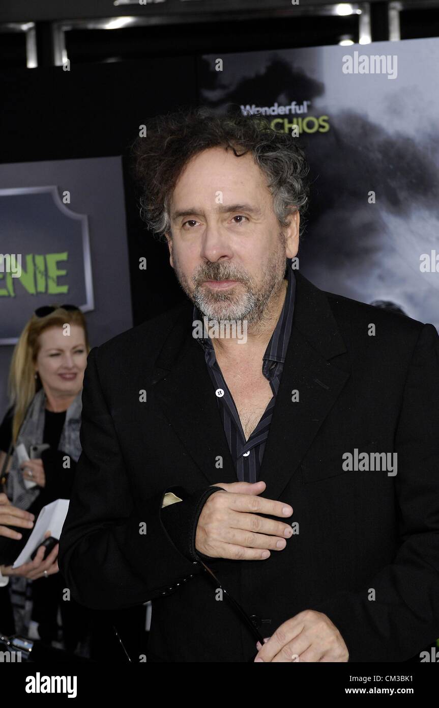 Tim Burton arrivals FRANKENWEENIE Premiere El Capitan Theatre Los ...