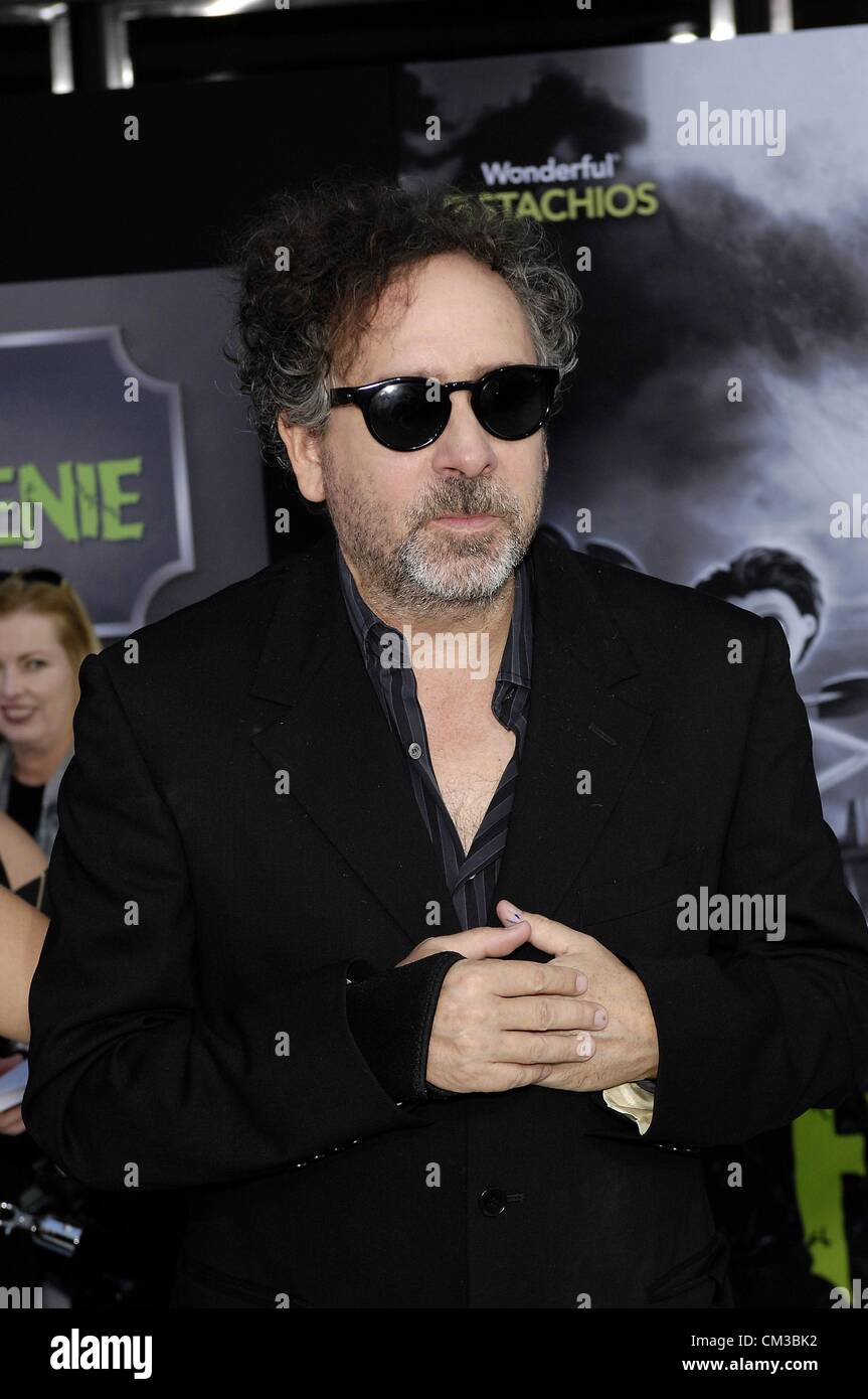 Tim Burton arrivals FRANKENWEENIE Premiere El Capitan Theatre Los ...