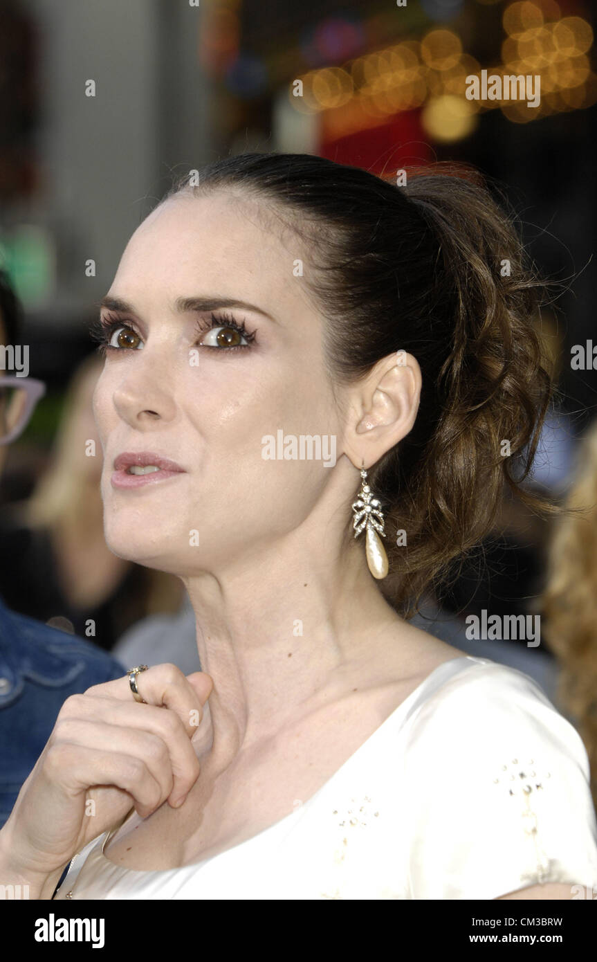 Hollywood, California, U.S. - Winona Ryder during the premiere of the ...