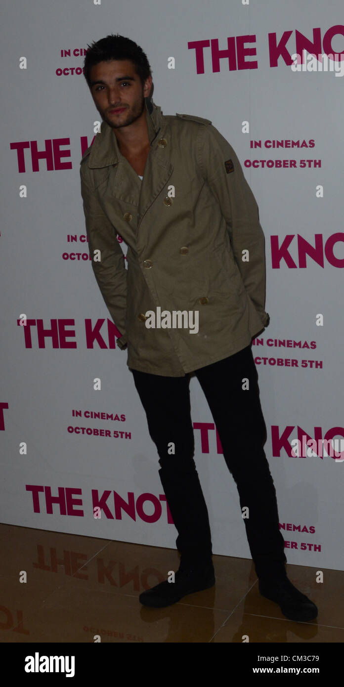 September24th 2012: Tom Parker of the "Wanted" Poses for photos at the ...