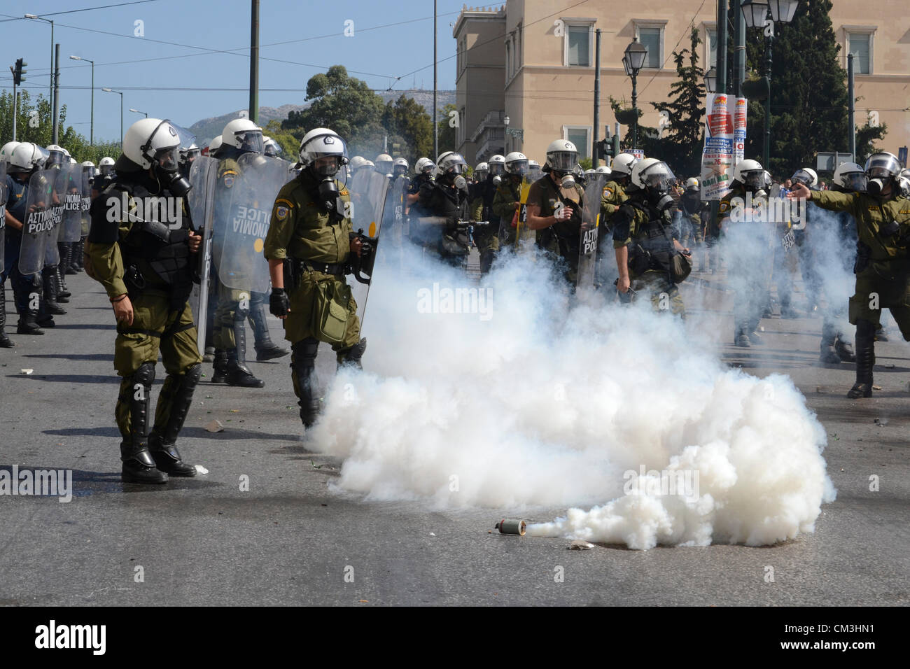 Riots in Athens, Greece Stock Photo - Alamy