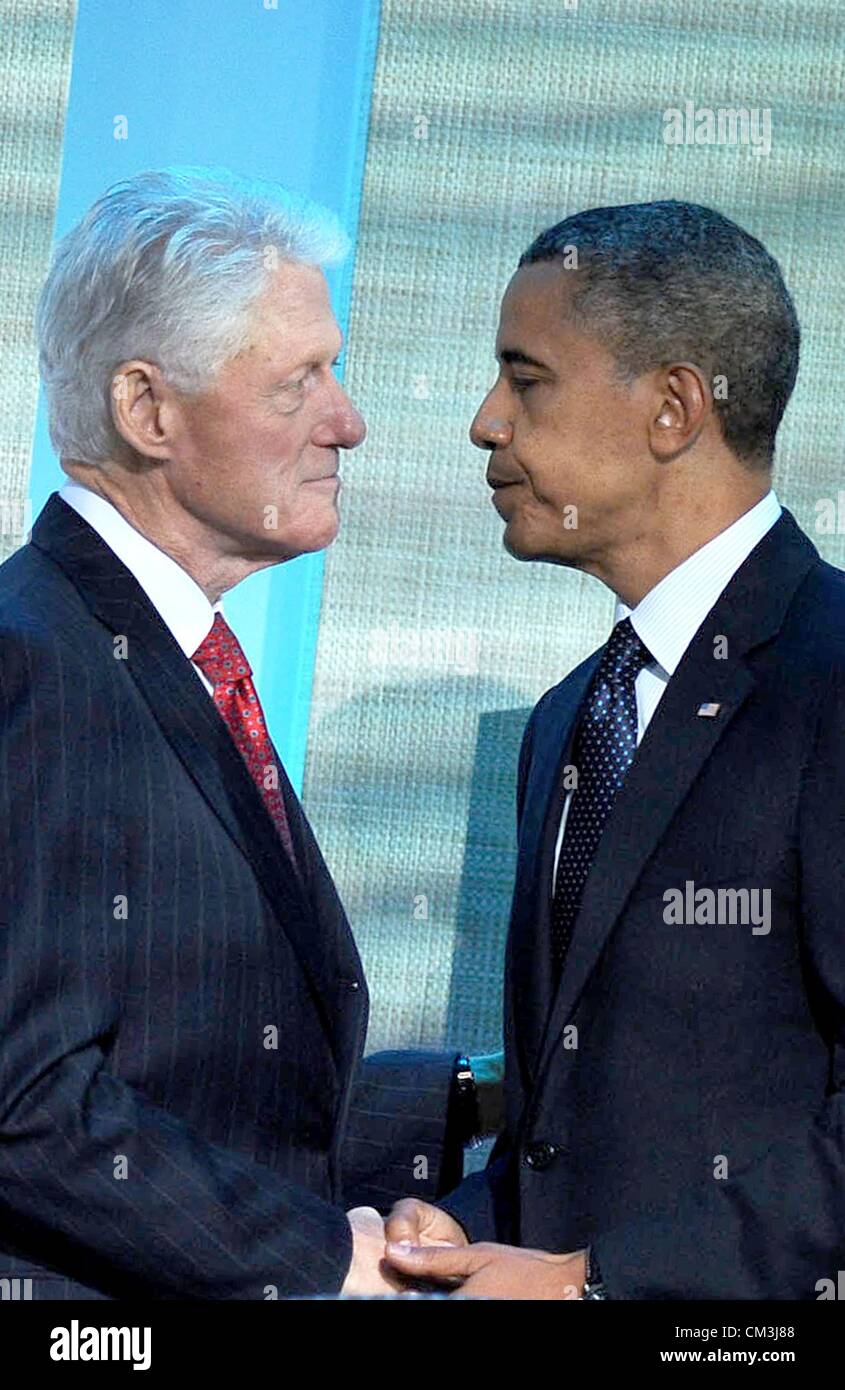 Bill Clinton, Barack Obama in attendance for Clinton Global Initiative ...