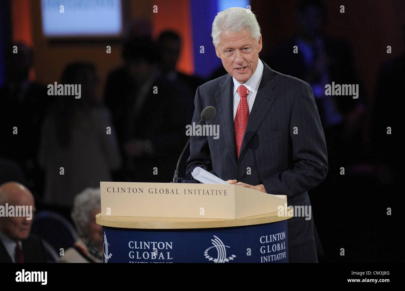 Bill Clinton in attendance for Clinton Global Initiative Annual Meeting ...