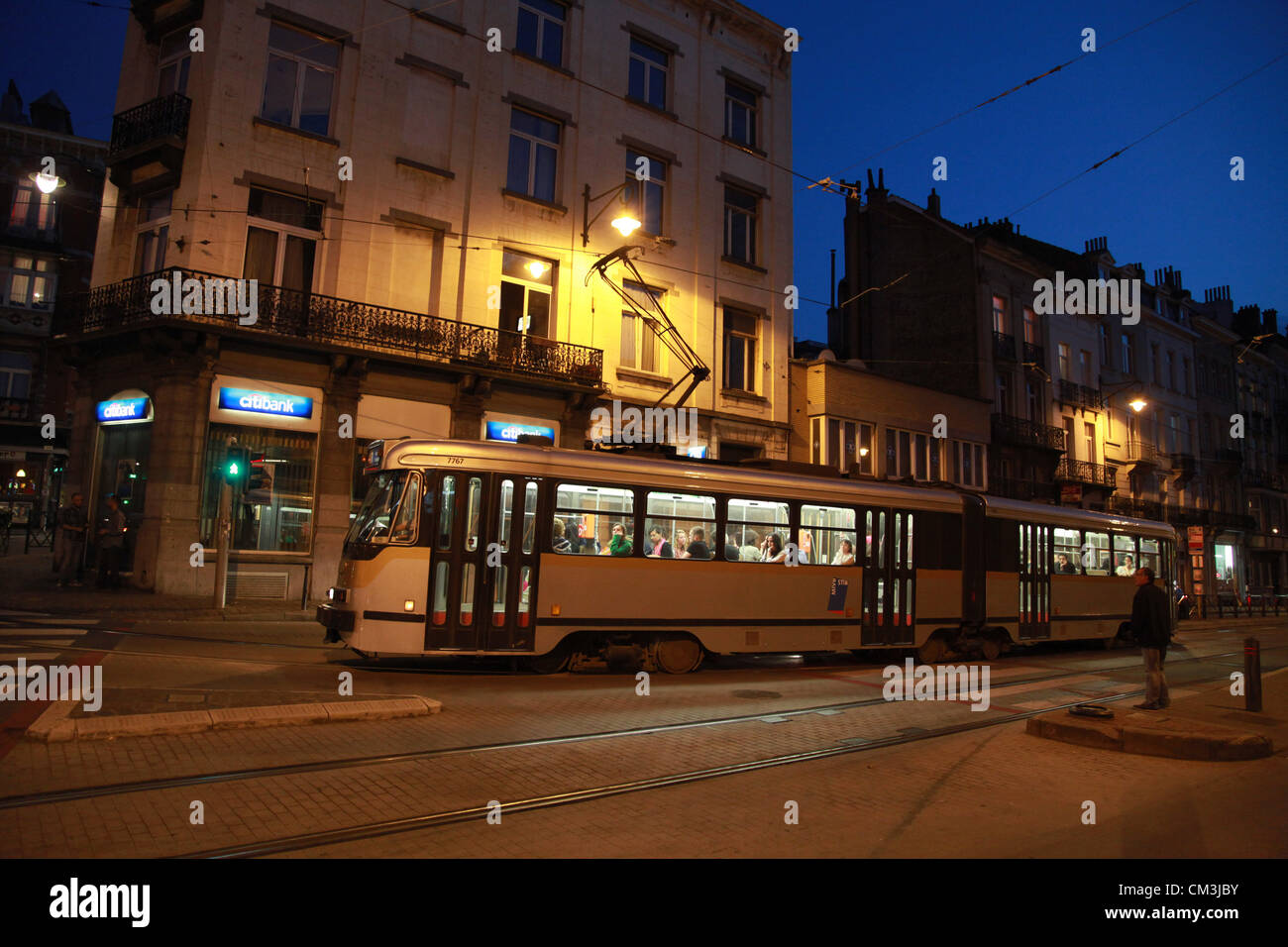 Brussels tram system hi-res stock photography and images - Alamy