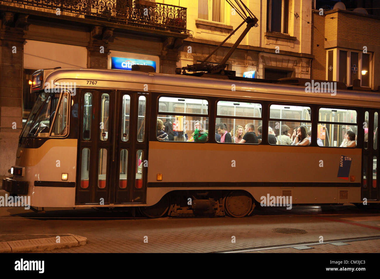 Brussels tram system hi-res stock photography and images - Alamy