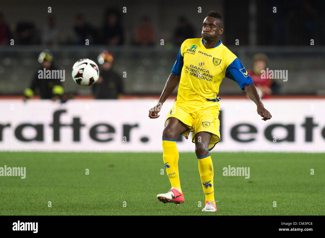 Mamadou Samassa (Chievo), SEPTEMBER 26, 2012 - Football / Soccer ...