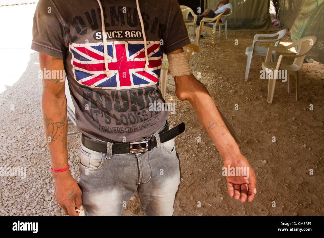 A 27 year old former Free Syrian Army (FSA) fighter from Darra, Syria ...