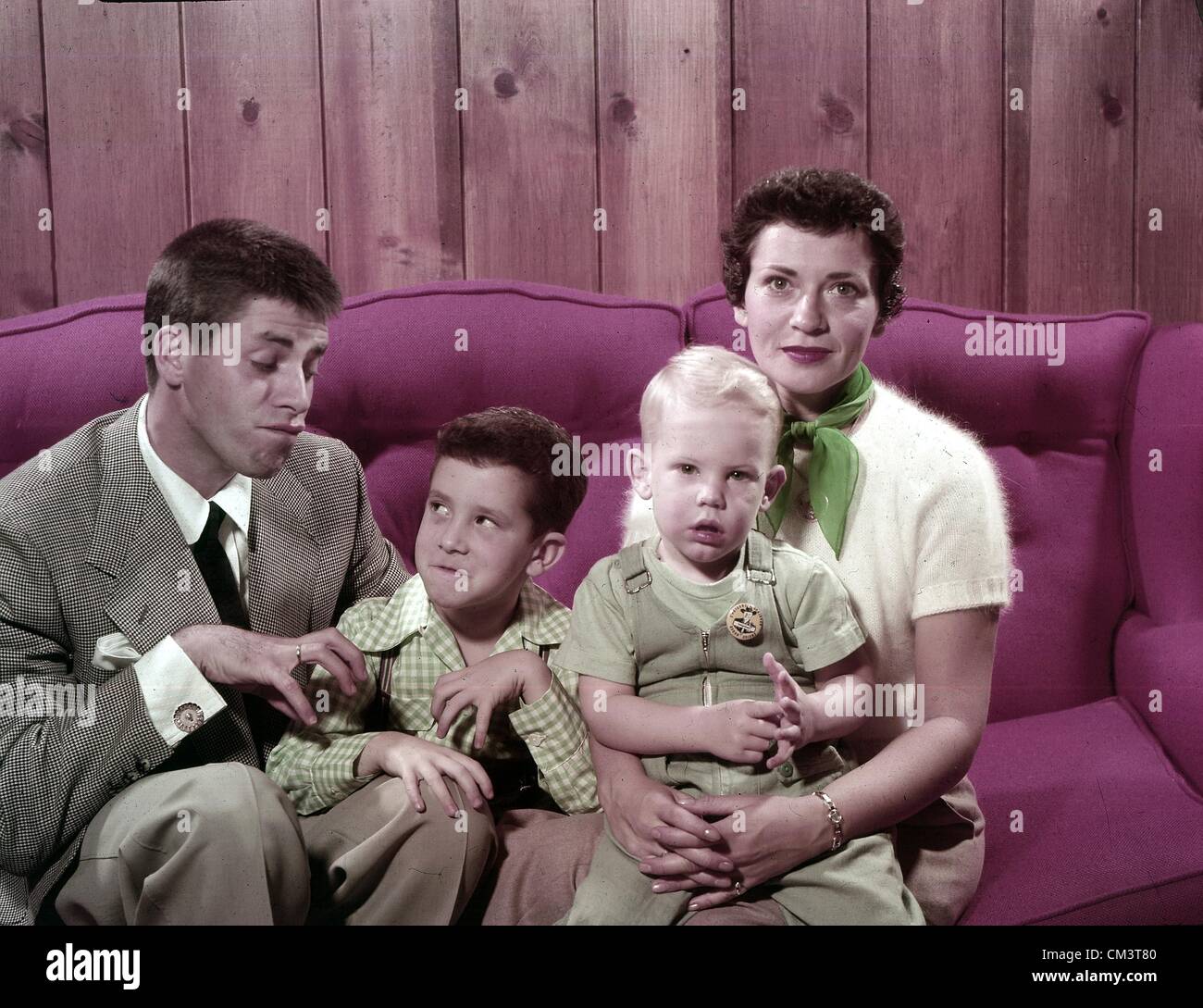 JERRY LEWIS with family.Supplied by Photos, inc.(Credit Image ...