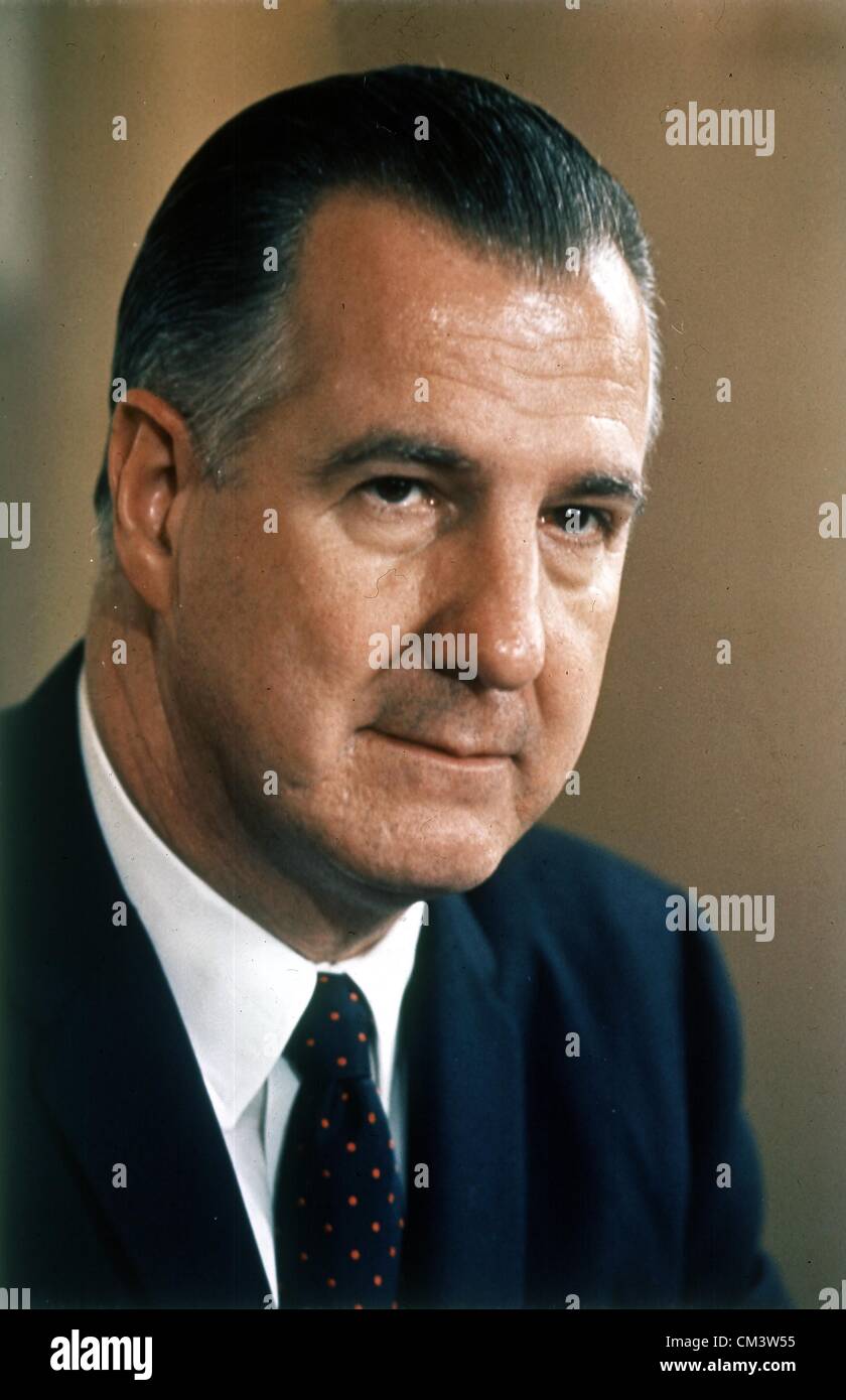 SPIRO AGNEW.Supplied by Photos, inc.(Credit Image: © Supplied By Globe ...