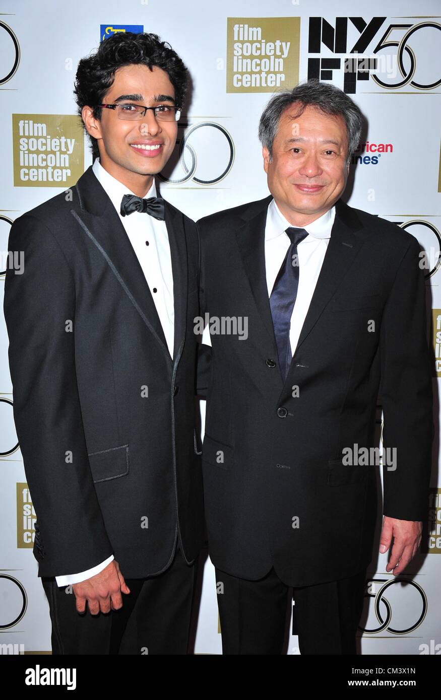 Suraj Sharma, Ang Lee at arrivals for New York Film Festival Opening ...