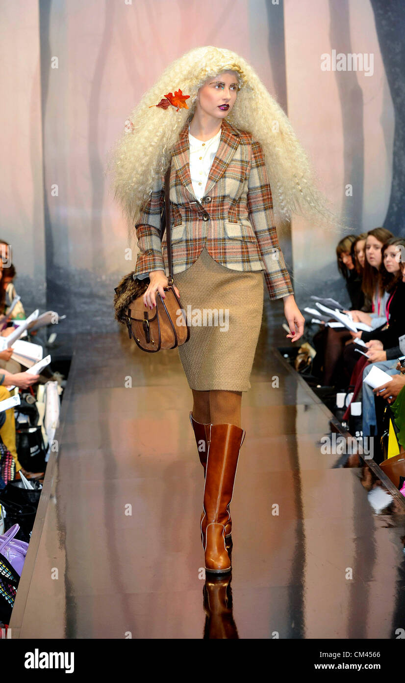 Model on Catwalk at Style Birmingham Live Autumn/Winter 2012. The ...