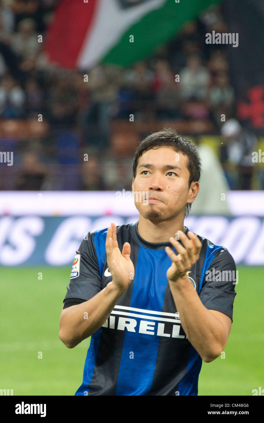 Yuto Nagatomo (Inter), SEPTEMBER 30, 2012 - Football / Soccer : Italian ...