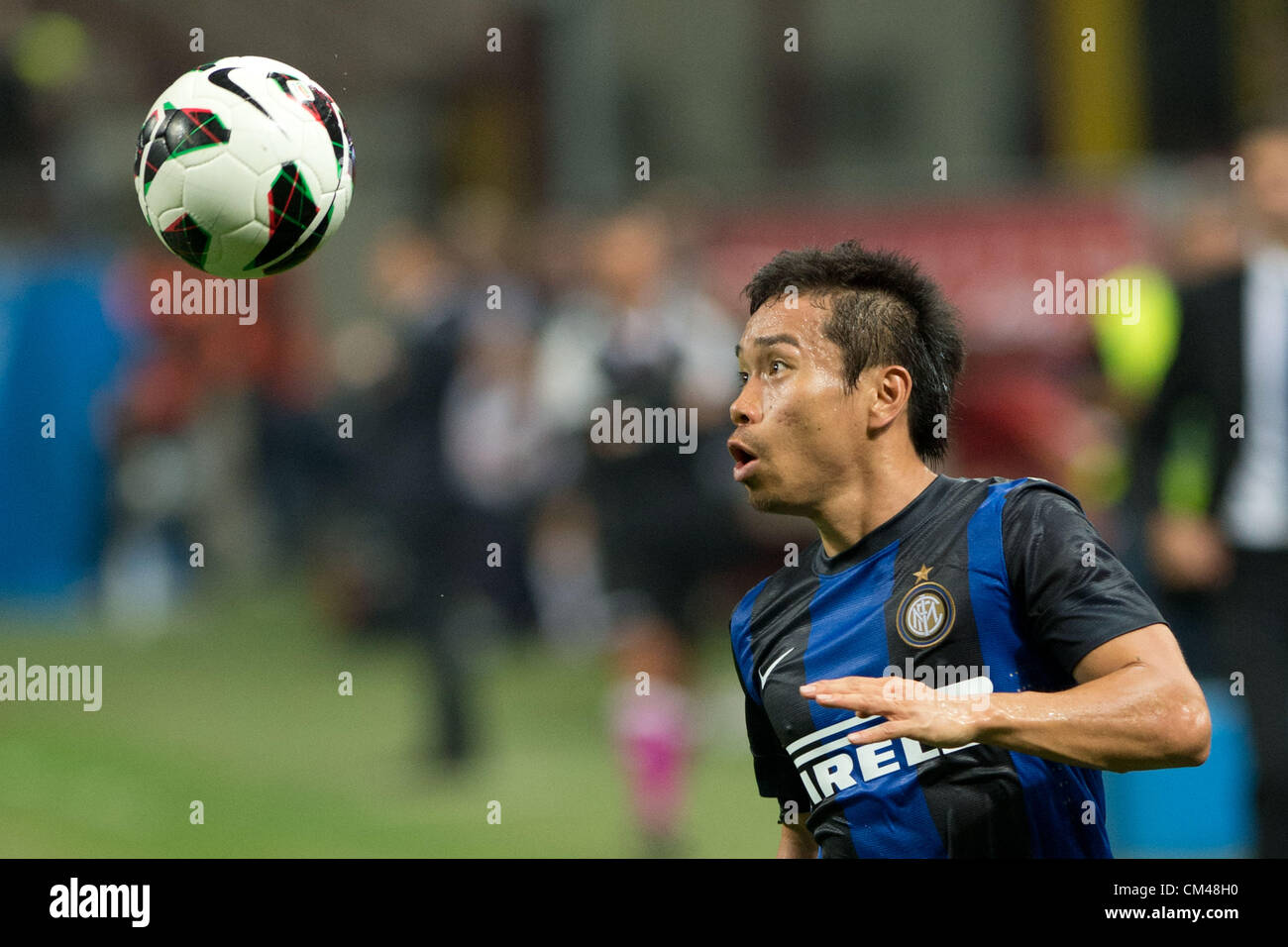 Yuto Nagatomo (Inter), SEPTEMBER 30, 2012 - Football / Soccer : Italian ...