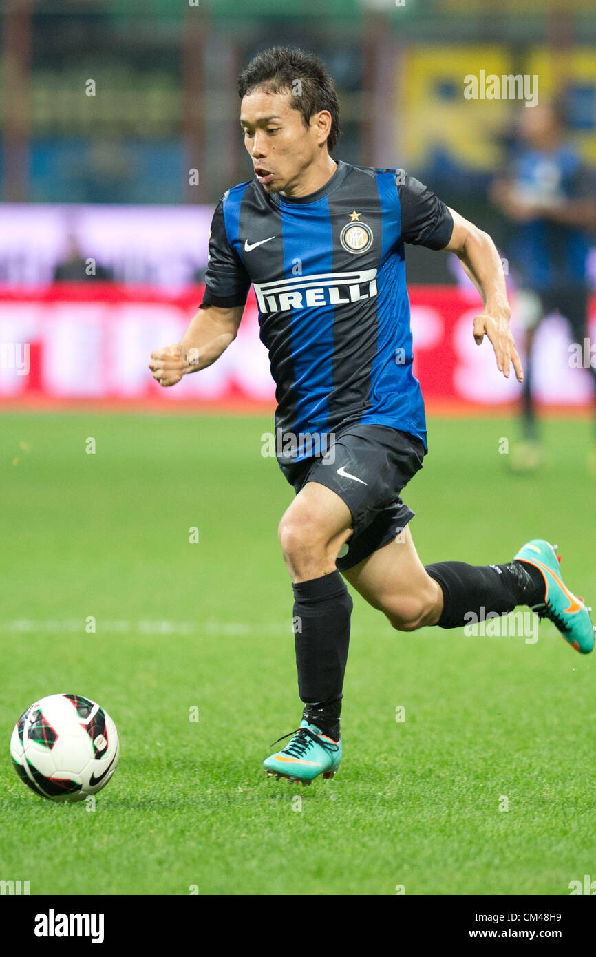 Yuto Nagatomo (Inter), SEPTEMBER 30, 2012 - Football / Soccer : Italian ...