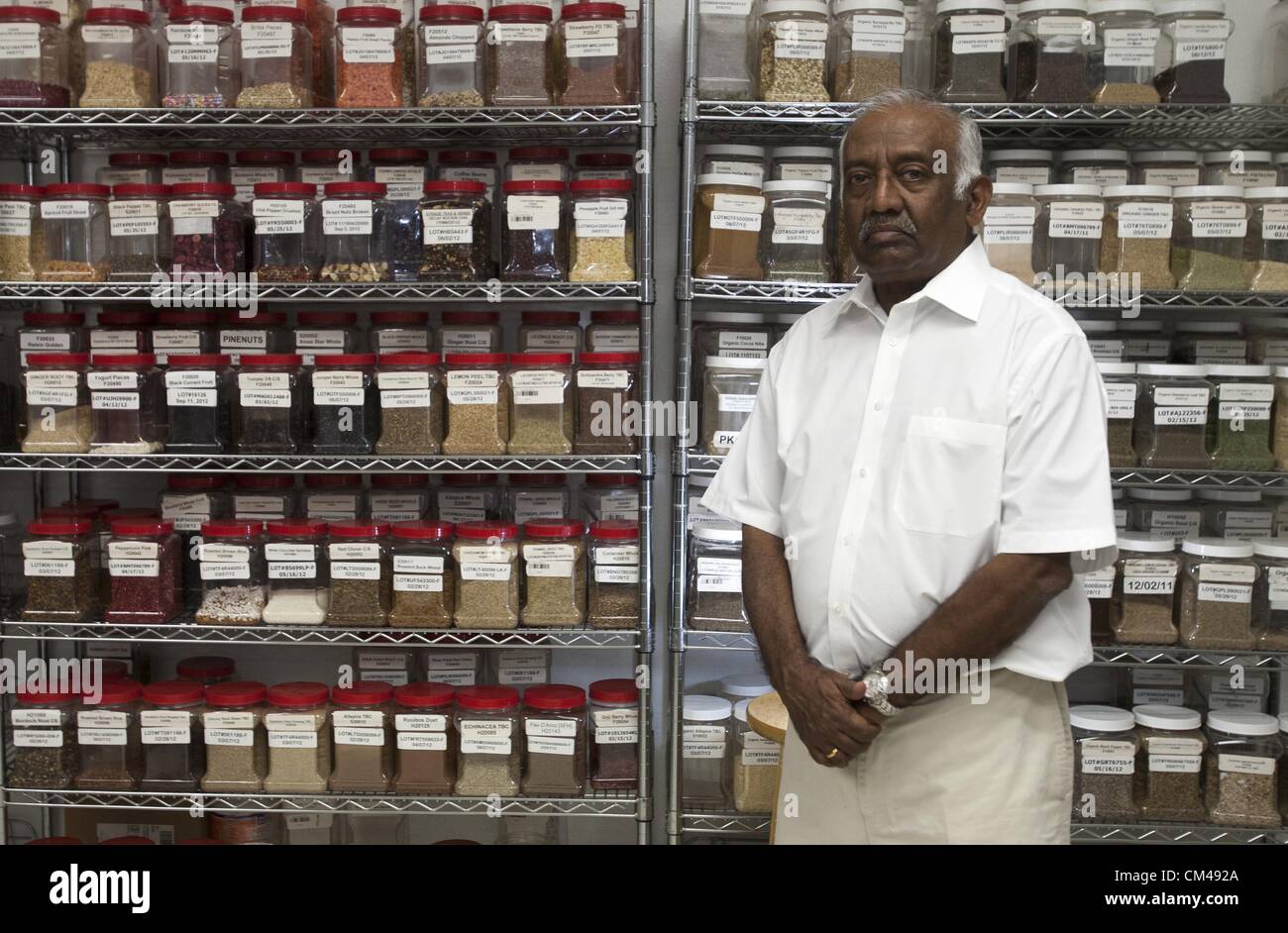 Sept. 19, 2012 - Temple City, CA, USA - Manik Jayakumar, CEO of QTrade ...