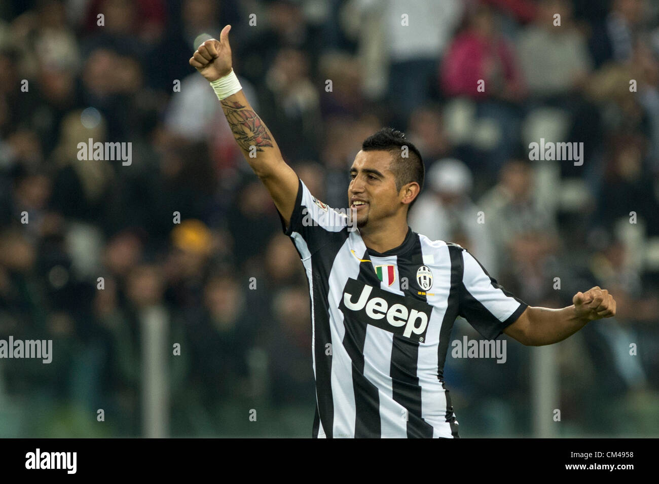 Arturo Vidal (Juventus), SEPTEMBER 29, 2012 - Football / Soccer ...