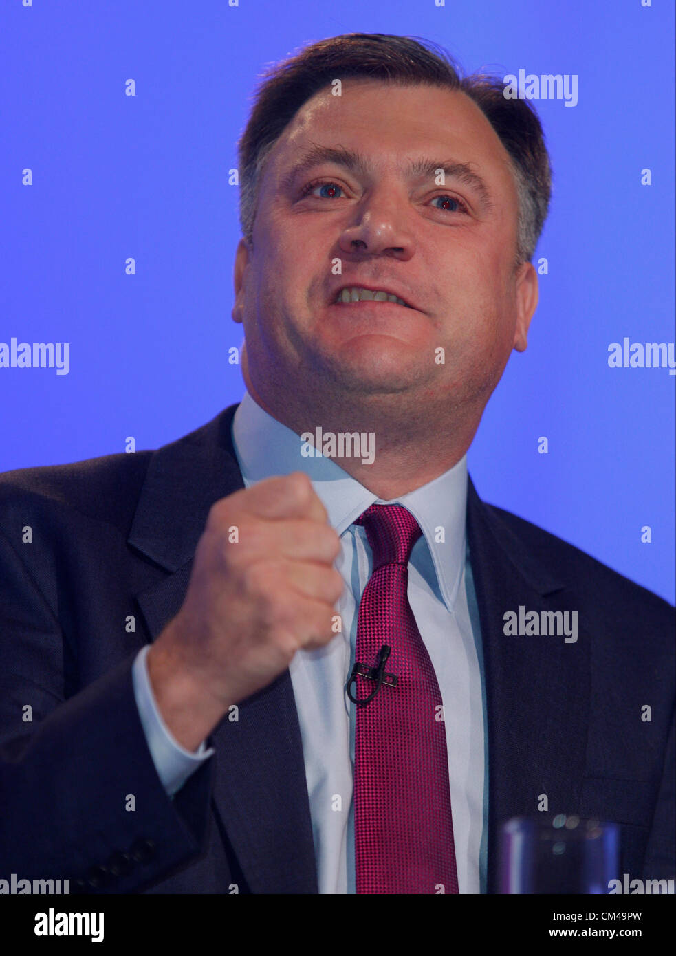 ED BALLS MP SHADOW CHANCELLOR OF THE EXCHE 01 October 2012 MANCHESTER ...