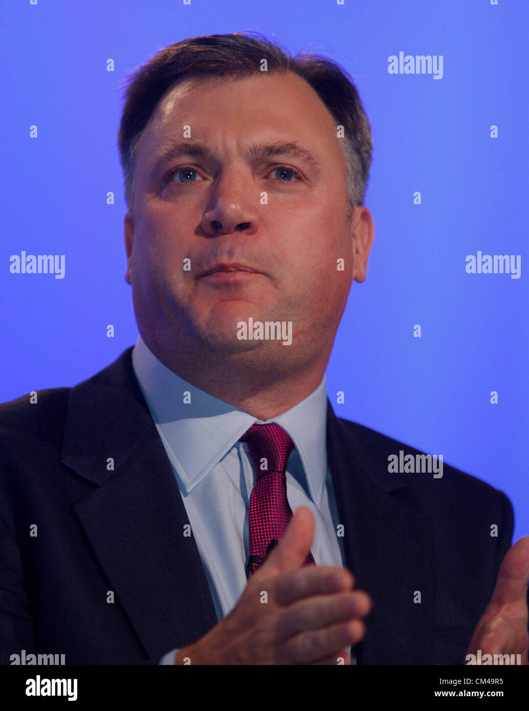 ED BALLS MP SHADOW CHANCELLOR OF THE EXCHE 01 October 2012 MANCHESTER ...
