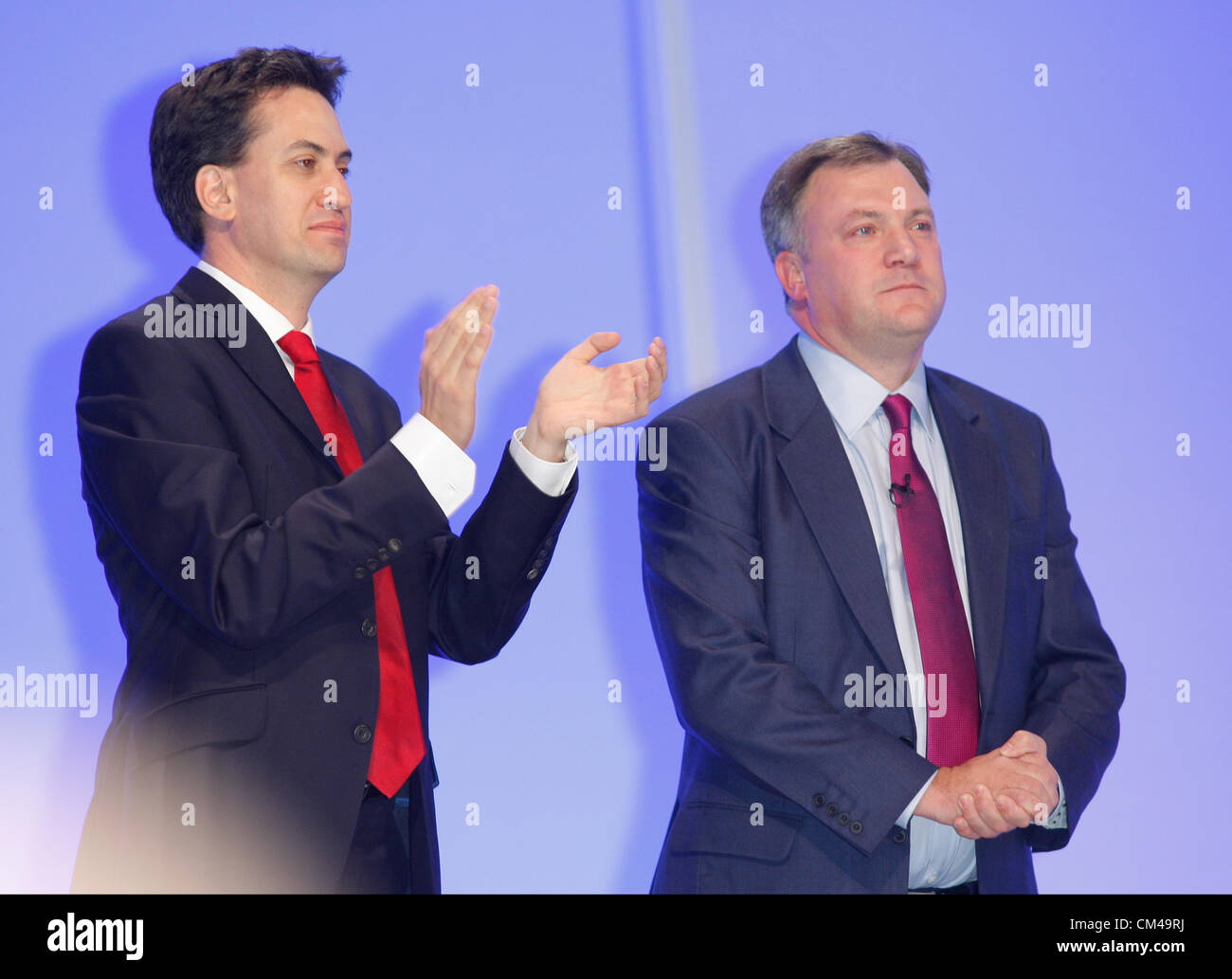 ED MILIBAND MP & ED BALLS MP LABOUR PARTY LEADER & SHADOW C 01 October ...