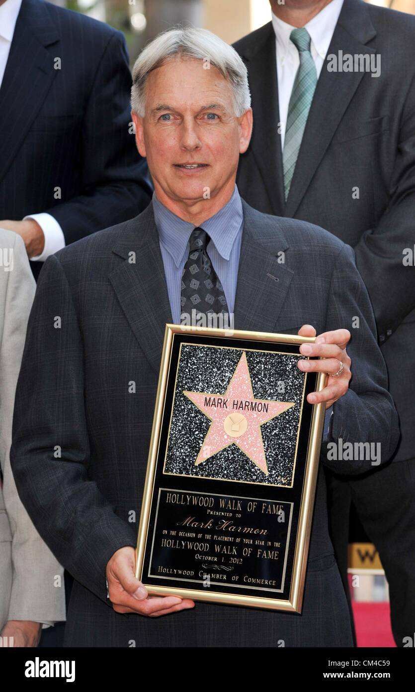 Mark Harmon at the induction ceremony for Star on the Hollywood Walk of ...