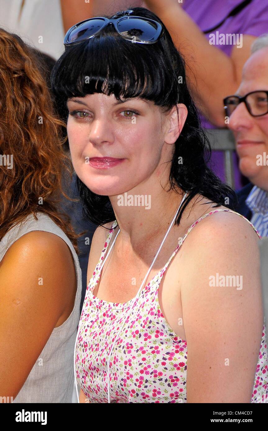 Pauley Perette at the induction ceremony for Star on the Hollywood Walk ...