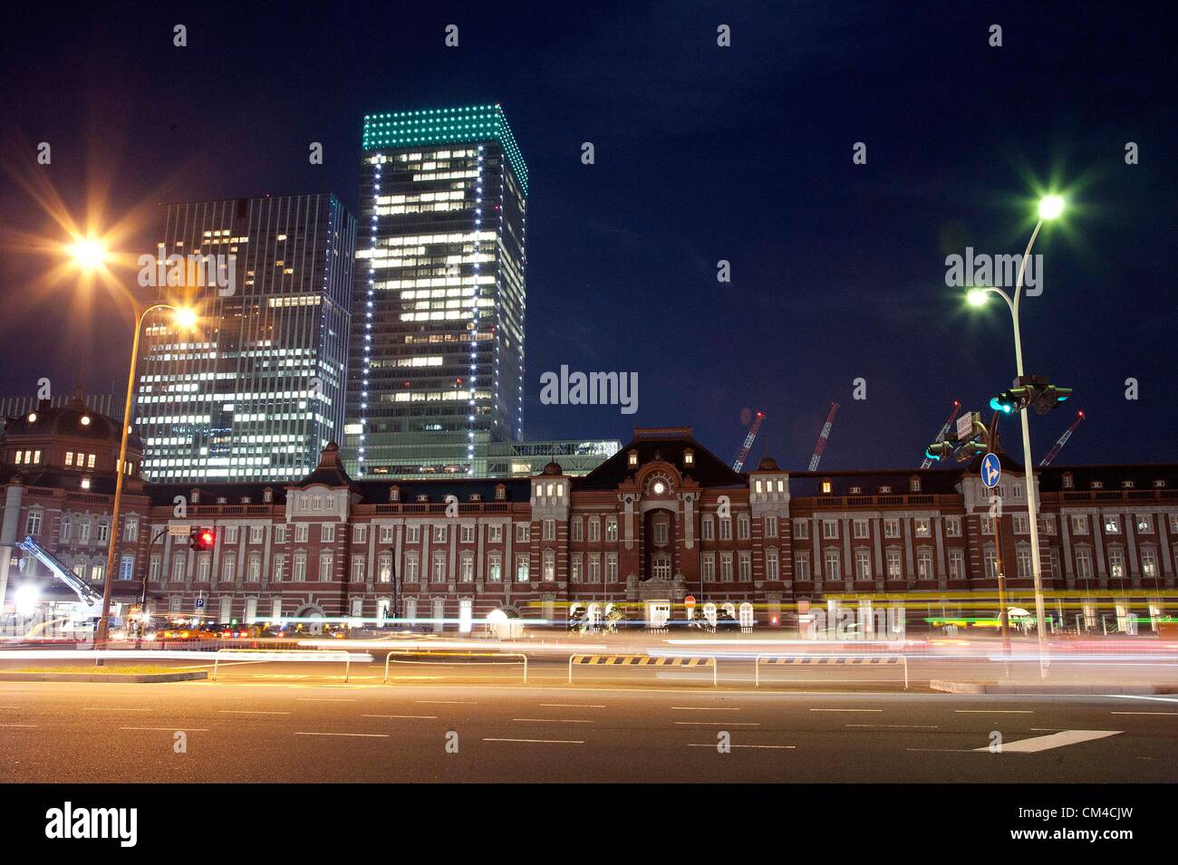 October 1, 2012, Tokyo, Japan - The Tokyo Station building is opened on ...
