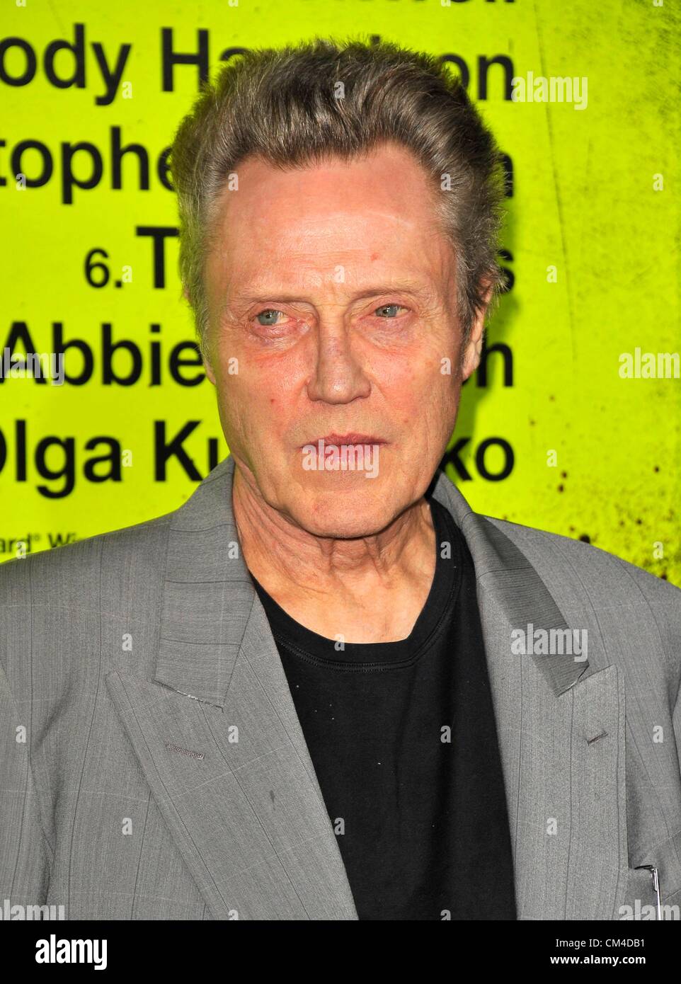 USA. Christopher Walken at arrivals for SEVEN PSYCHOPATHS Premiere ...