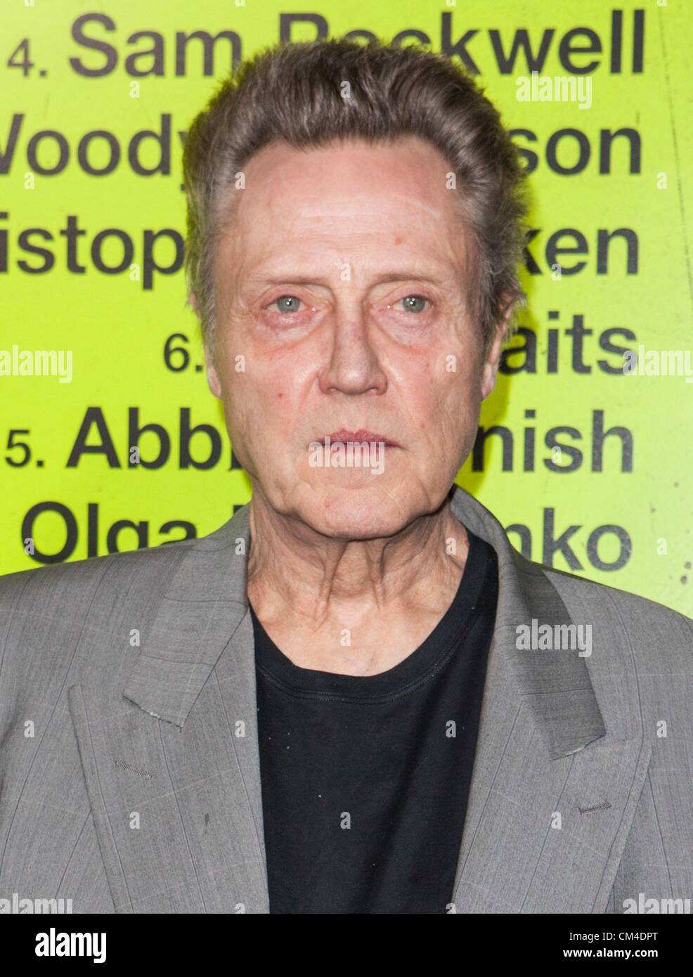 USA. Christopher Walken at arrivals for SEVEN PSYCHOPATHS Premiere ...