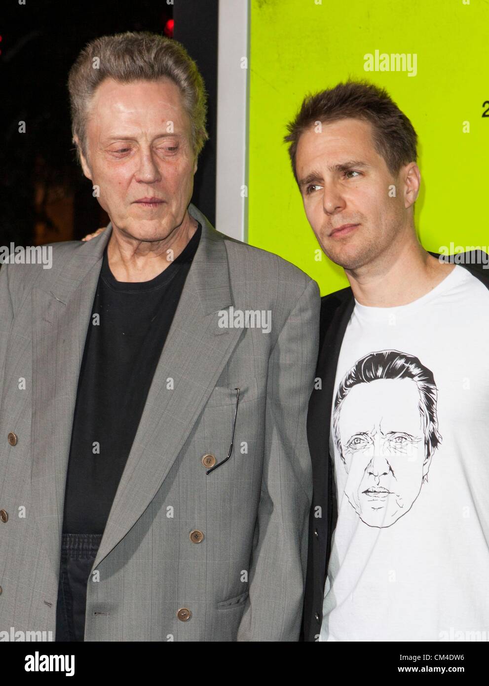 USA. Christopher Walken, Sam Rockwell at arrivals for SEVEN PSYCHOPATHS ...
