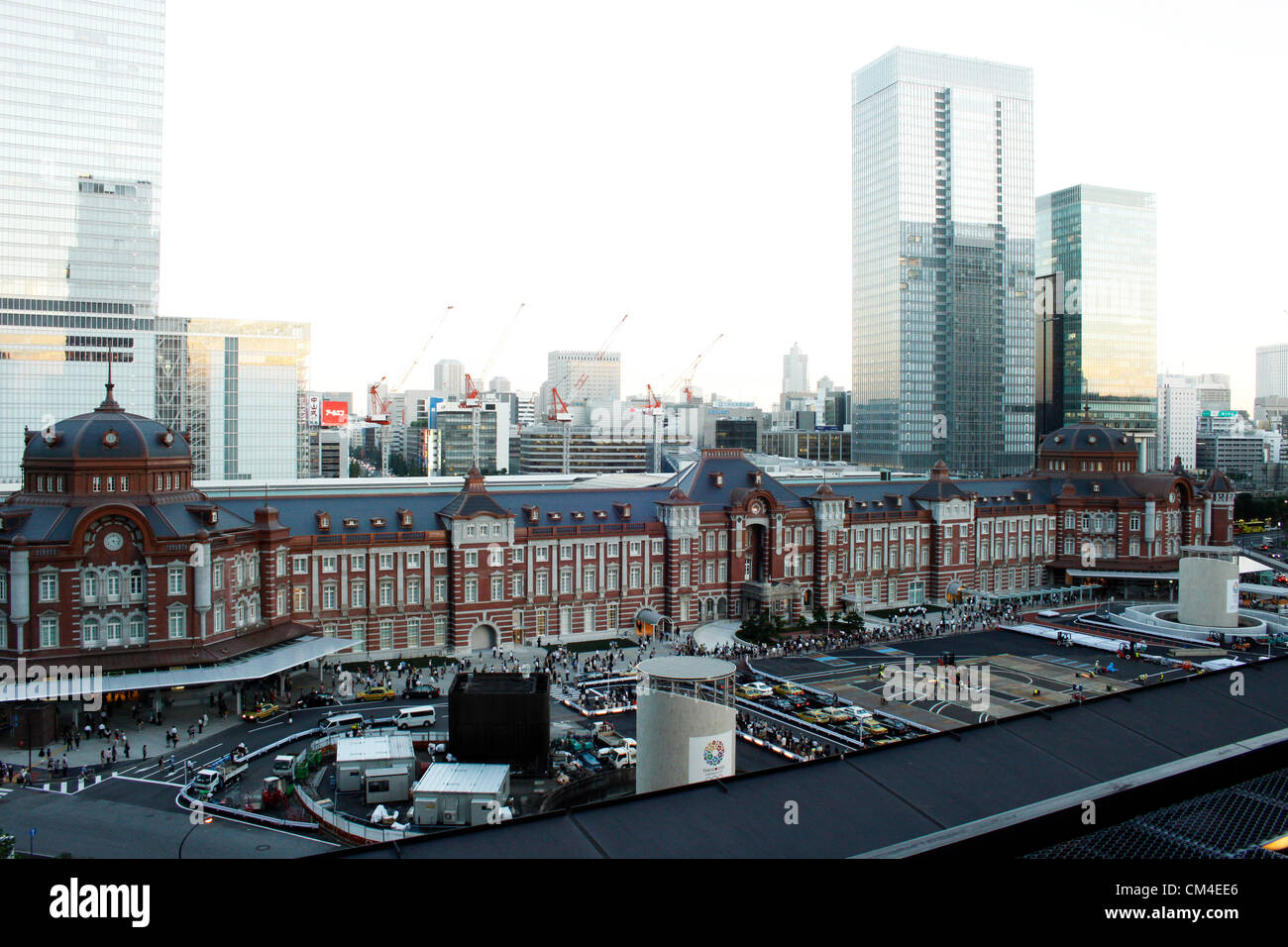 The red-brick Tokyo Station building set to reopened Monday, October 1 ...