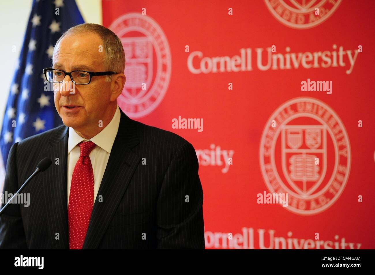 Oct. 2, 2012 - Manhattan, New York, U.S. - Cornell University President ...