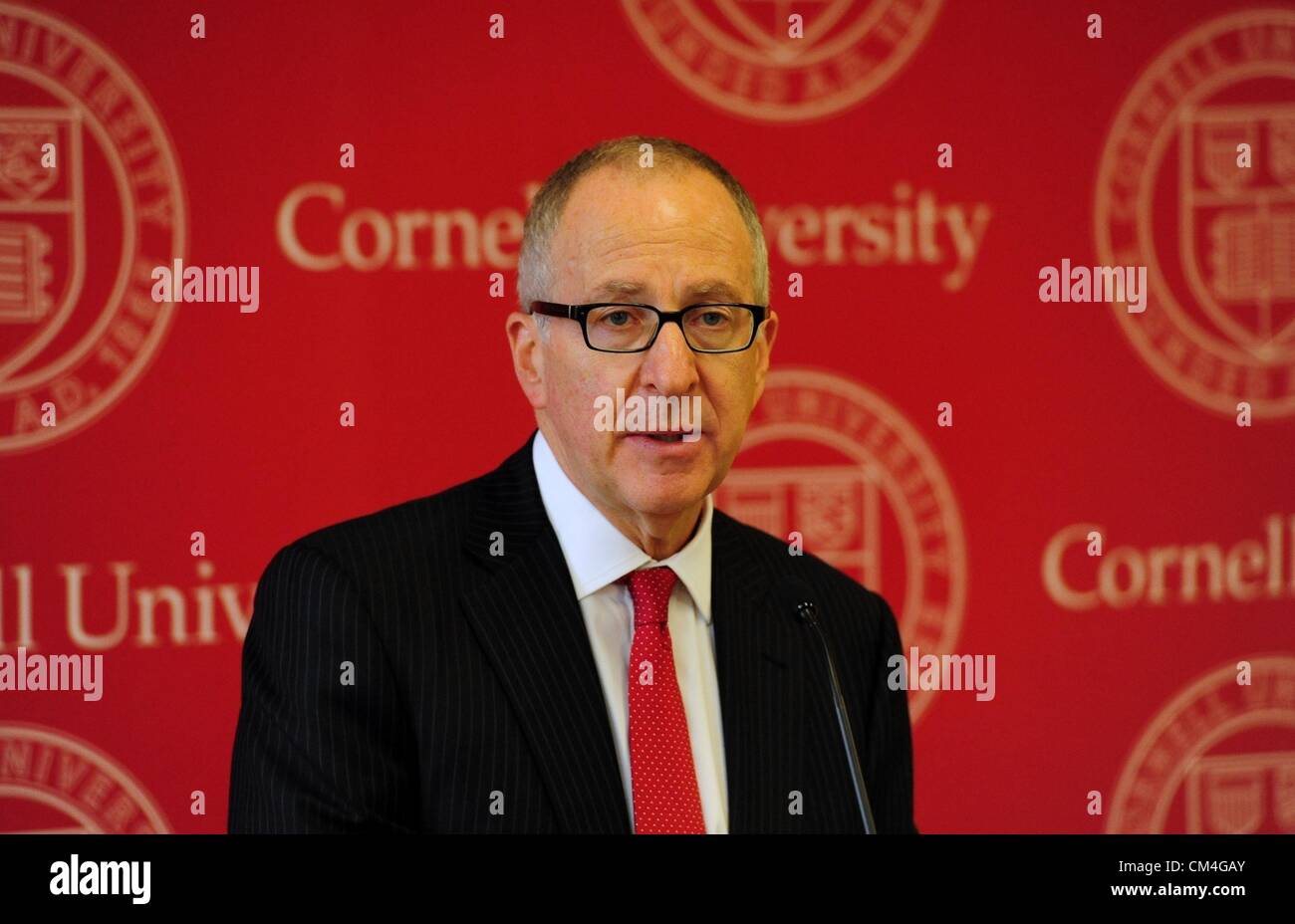 Oct. 2, 2012 - Manhattan, New York, U.S. - Cornell University President ...