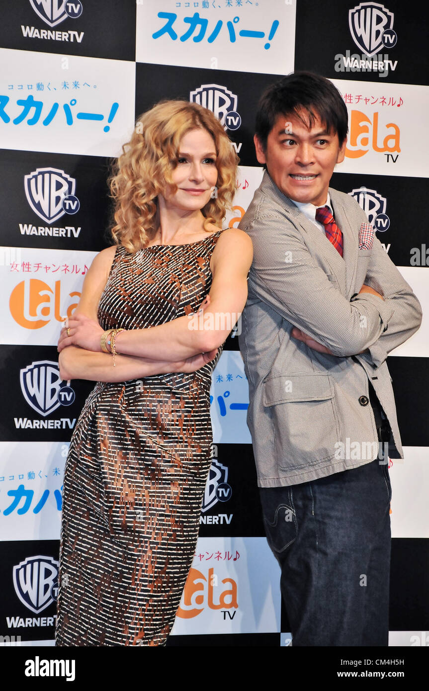 Kyra Sedgwick and Keisuke Okada(Masuda Okada), Oct 02, 2012 : Tokyo ...