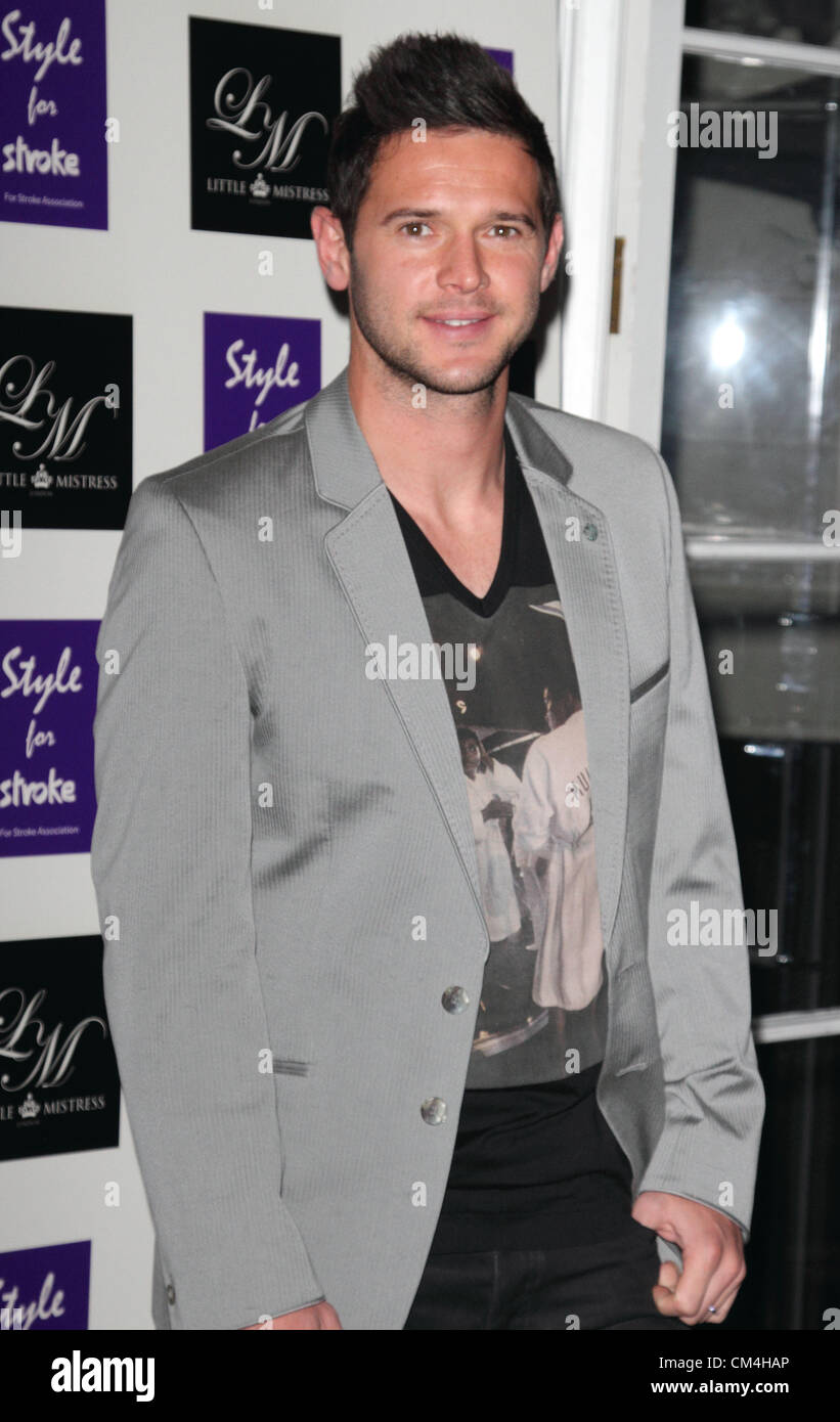 London, UK. Matt Jarvis at the Style for Stroke Launch Party - Inside ...