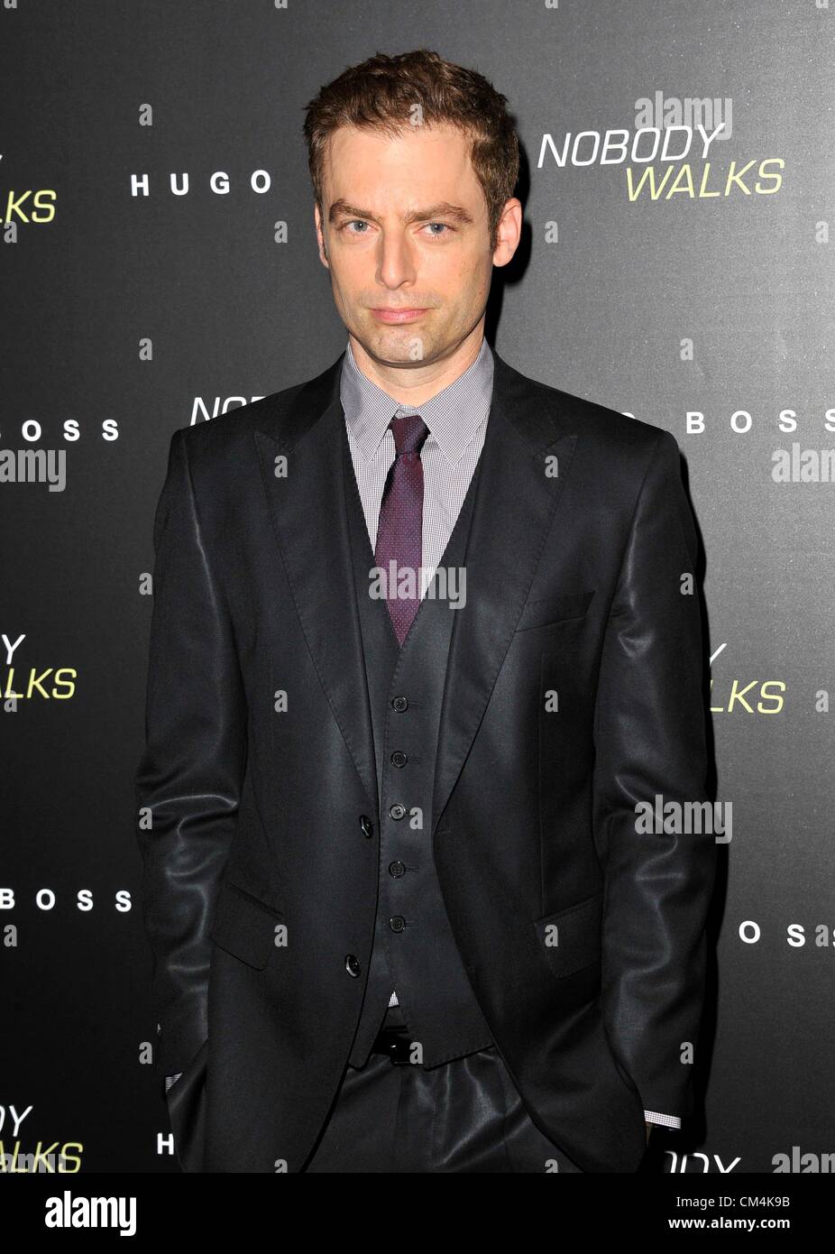 Los Angeles, California, USA. 2nd October 2012. Justin Kirk at arrivals ...