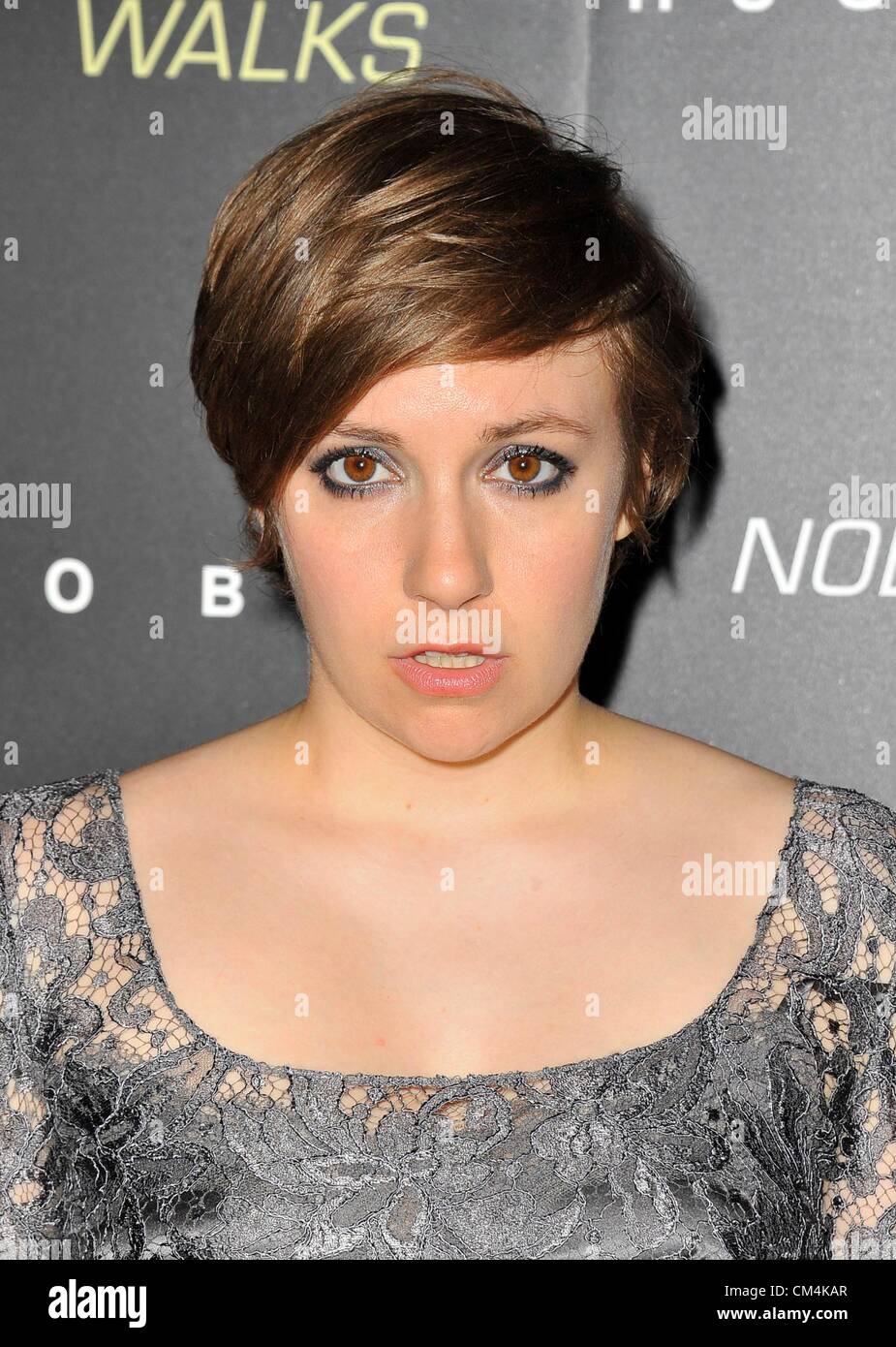 Los Angeles, California, USA. 2nd October 2012. Lena Dunham at arrivals ...