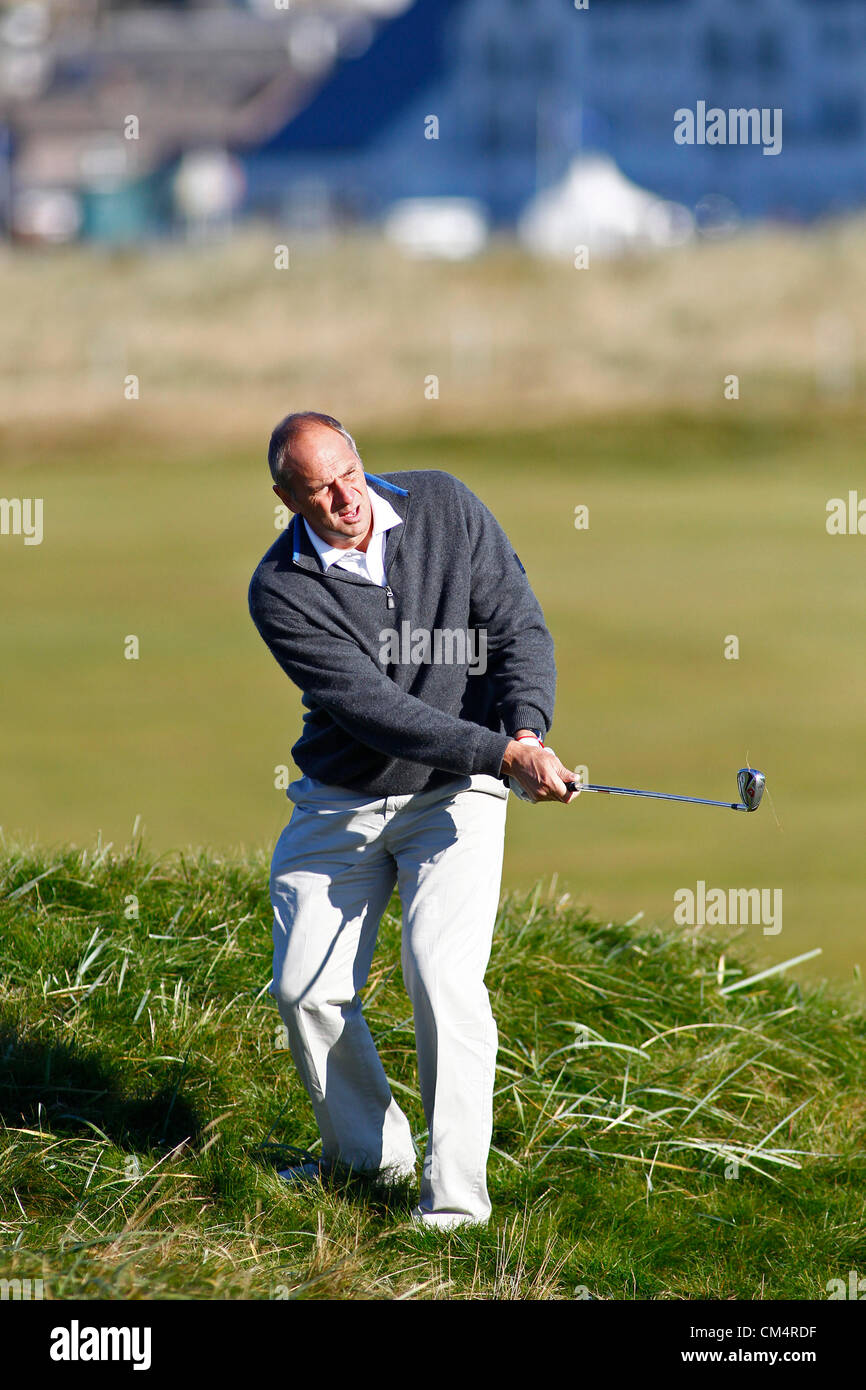 Dunhill links championship carnoustie golf course hi-res stock ...