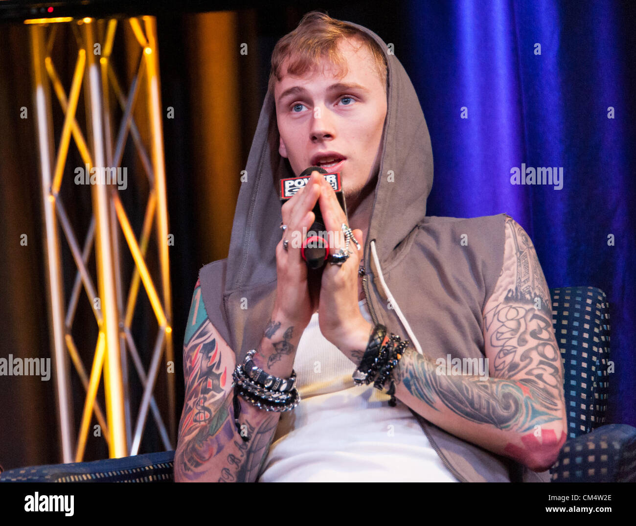 Oct. 4, 2012 - Philadelphia, Pennsylvania, U.S - Rapper MGK, (Machine ...