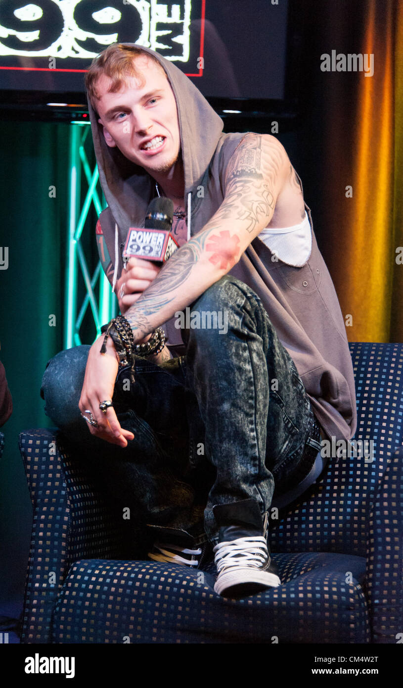 Oct. 4, 2012 - Philadelphia, Pennsylvania, U.S - Rapper MGK, (Machine ...