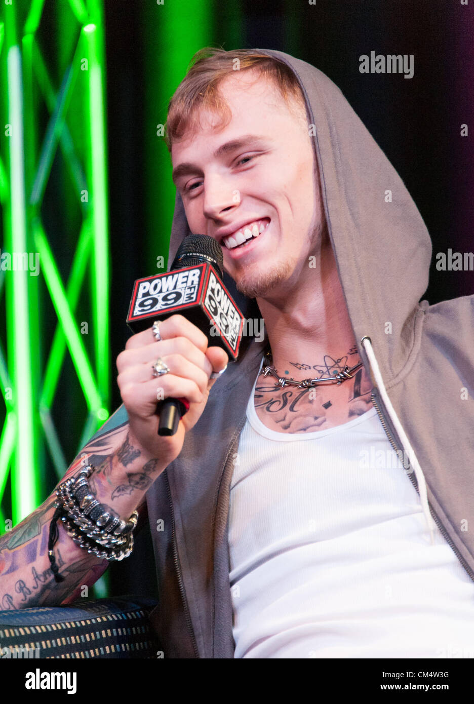 Oct. 4, 2012 - Philadelphia, Pennsylvania, U.S - Rapper MGK, (Machine ...