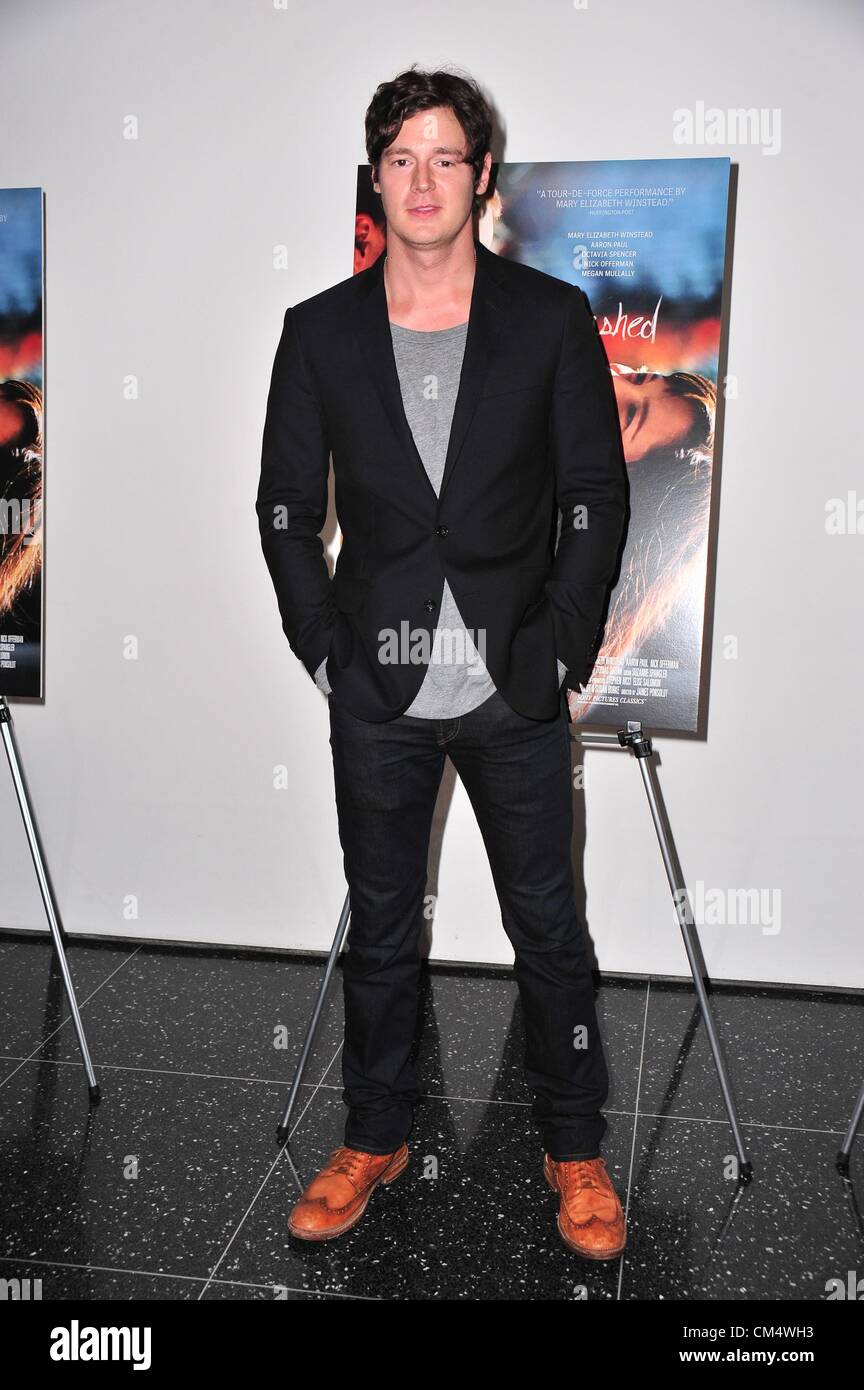 Benjamin Walker at arrivals for SMASHED Premiere, MoMA Museum of Modern ...
